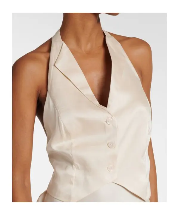 Rixo V-neck Backless Dress