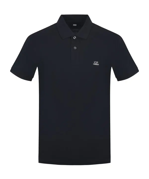 C.P. COMPANY Logo Patch Polo Shirt