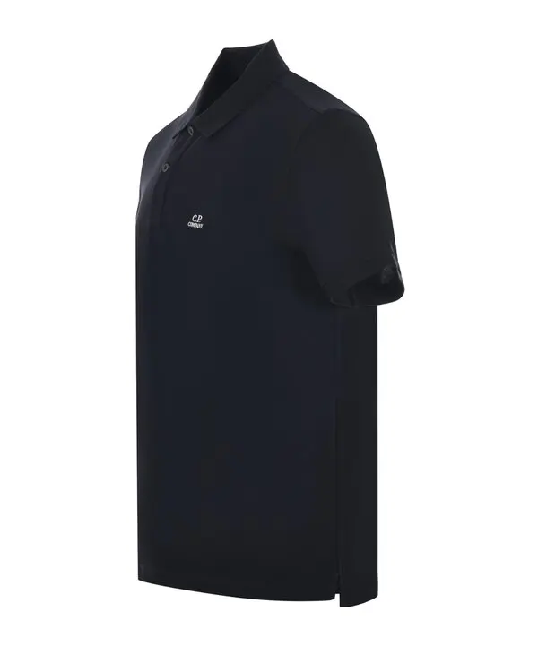 C.P. COMPANY Logo Patch Polo Shirt