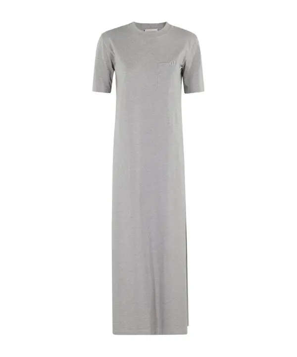 SEMICOUTURE Round Neck Short Sleeve Dress