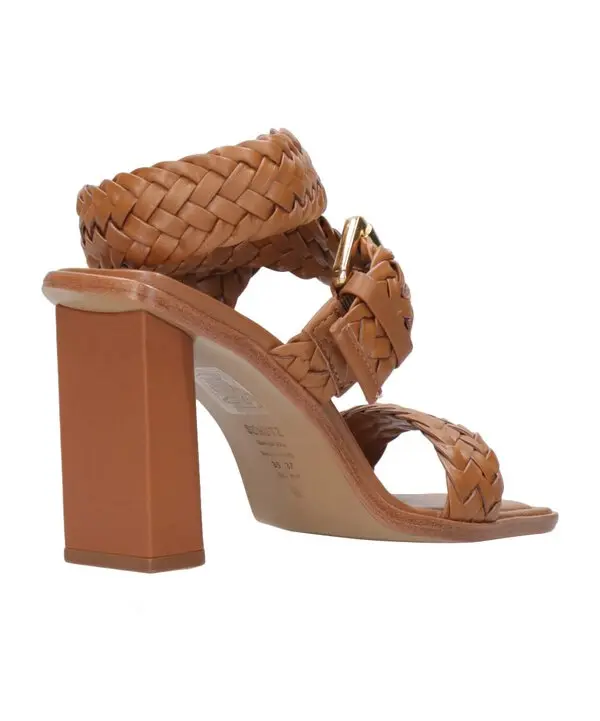 Schutz Braided Block Heeled Sandals