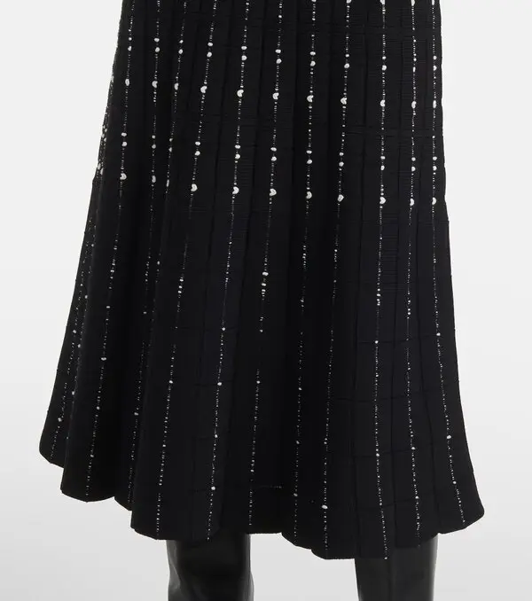 JOSEPH Ribbed-knit Midi Dress