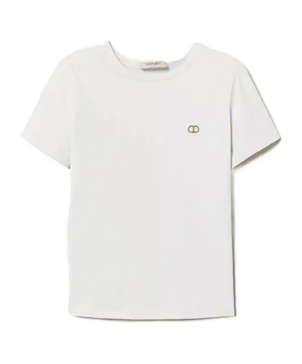 TWINSET Logo-plaque T-shirt