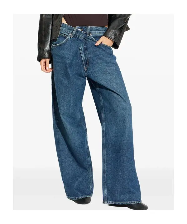 AGOLDE High-waisted Wide-leg Jeans