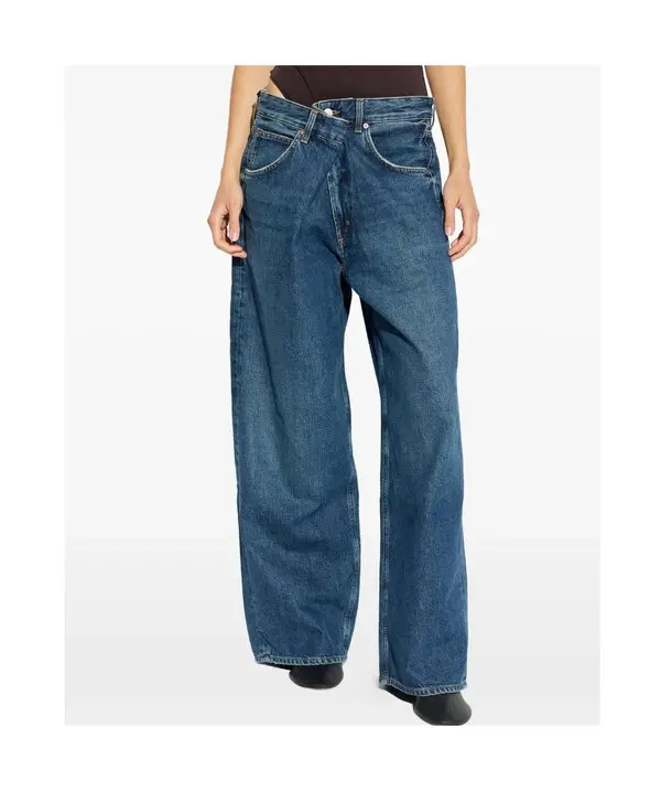 AGOLDE High-waisted Wide-leg Jeans