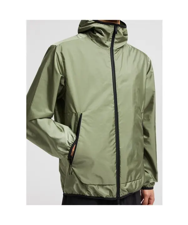 Moncler Granier Logo Patch Zip-up Jacket