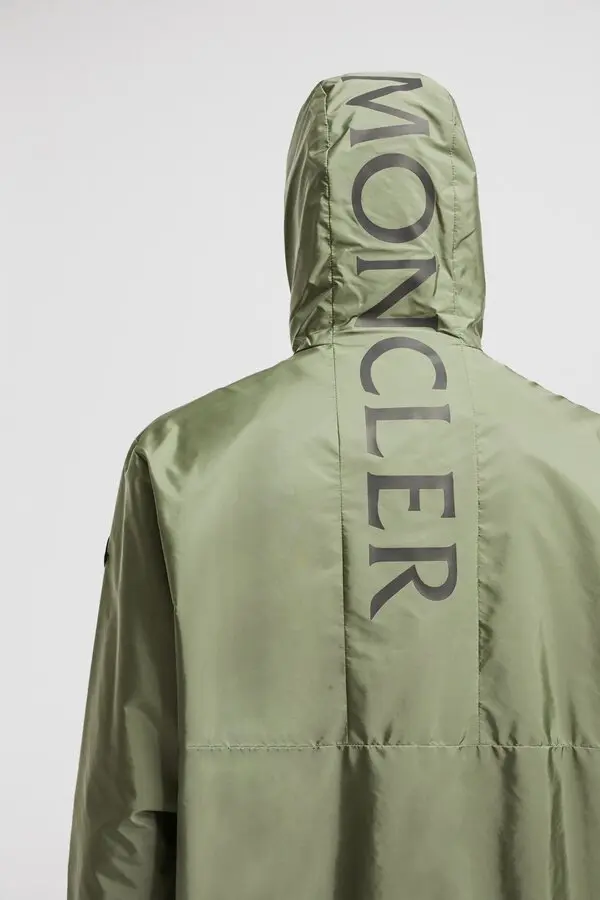 Moncler Granier Logo Patch Zip-up Jacket