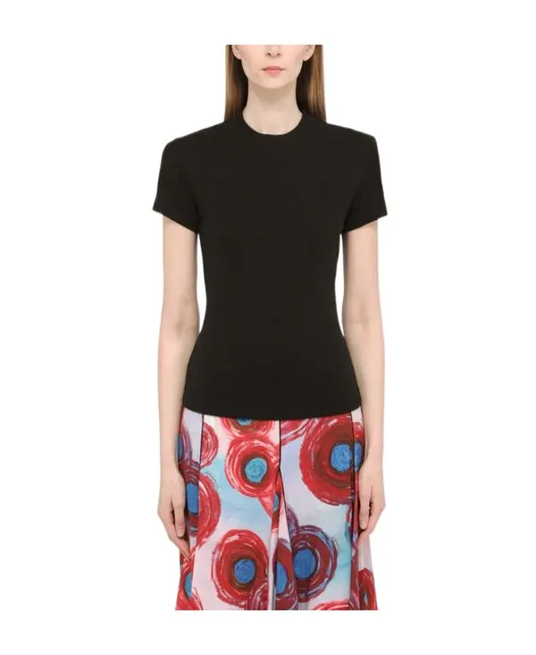 Vince Logo Short-sleeved T-shirt - Black