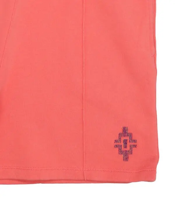 MARCELO BURLON COUNTY OF MILAN Logo-embroidered Cotton Shorts