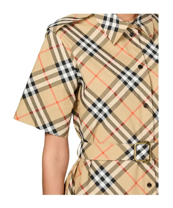 Burberry Check Shirt Dress