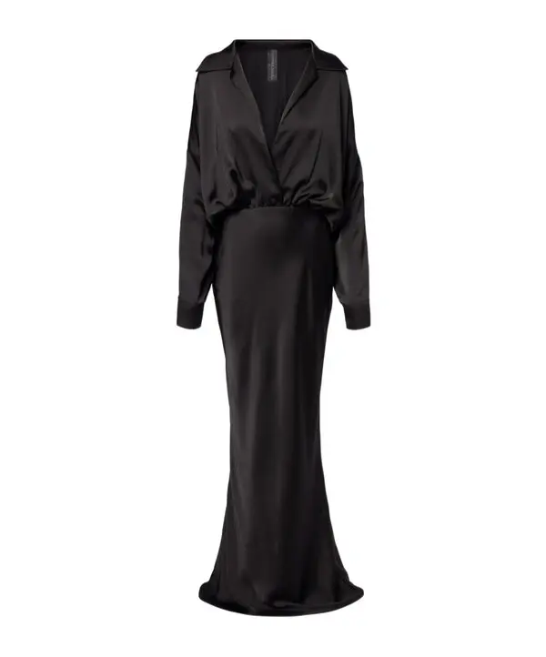 Norma Kamali Long-sleeved Gown