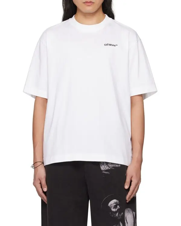 Off-White Logo Detailed Crewneck T-shirt