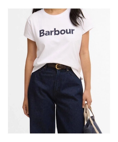 Barbour Hartland Short Sleeve T-shirt - White