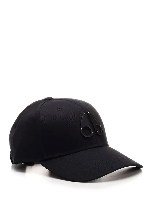 Moose Knuckles Logo Plaque Baseball Cap