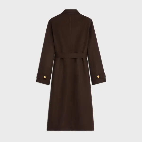 Celine Coat In Double Face Cashmere