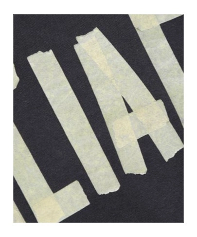 Balenciaga Tape Type Medium Fit T-shirt In Faded - Black