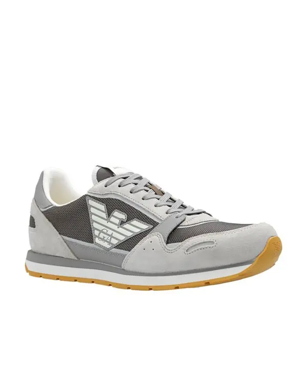 Emporio Armani Paneled Low-top Sneakers