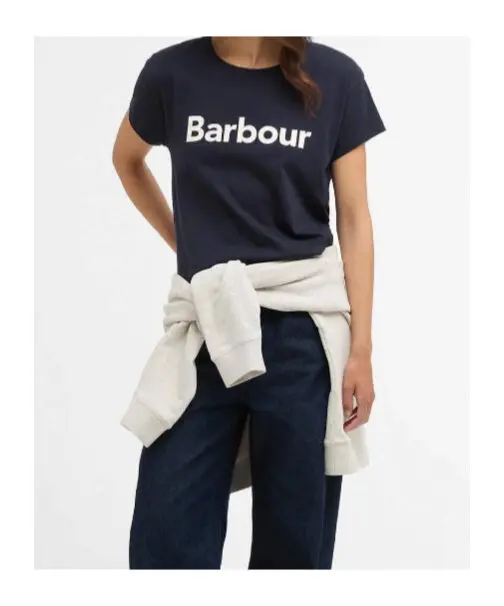Barbour Hartland T-shirt - Navy Blue