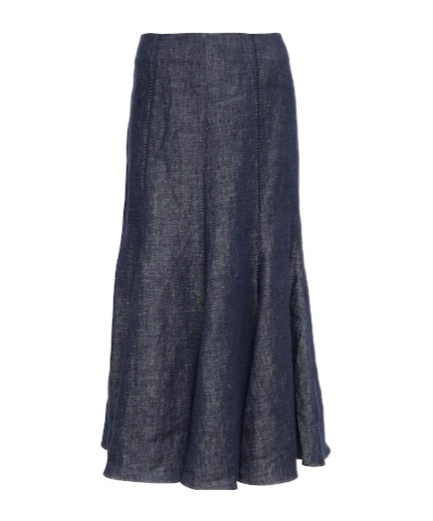 Gabriela Hearst Linen Maxi Skrit - Black