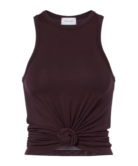 Magda Butrym Sleeveless Knotted Vest - Black