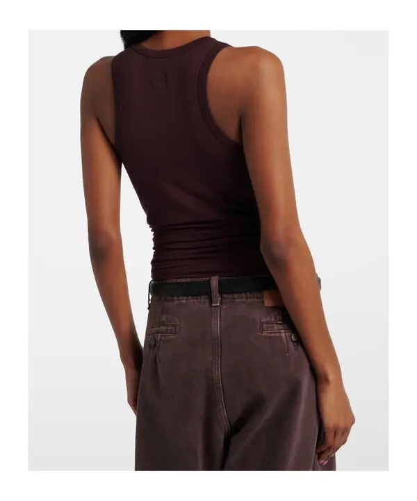 Magda Butrym Sleeveless Knotted Vest - Black