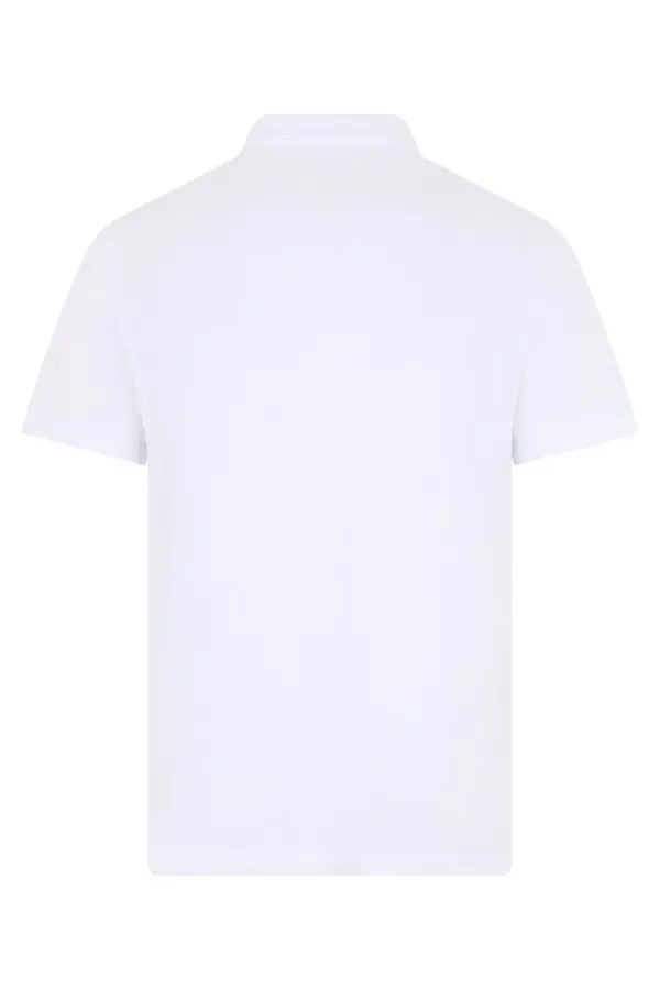 Stone Island Logo-patch Polo Shirt - White