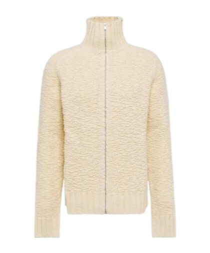 JIL SANDER Wool Cardigan - Nude