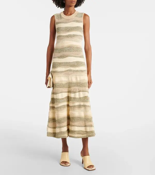 Ulla Johnson Striped Mid-length Dress