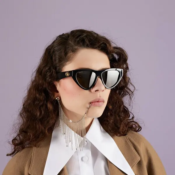 Gucci Cat Eye Frame Sunglasses