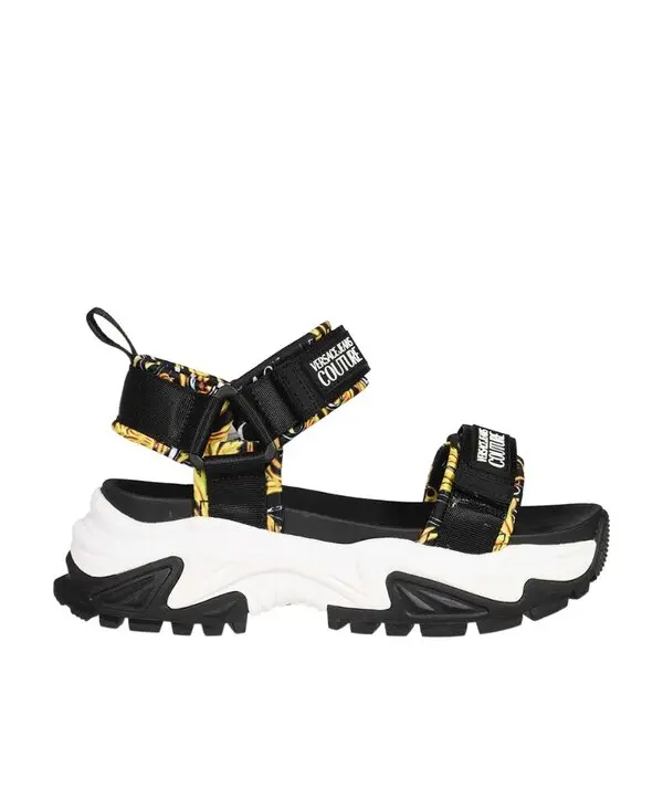 Versace Hiker Chunky Sandals - Black