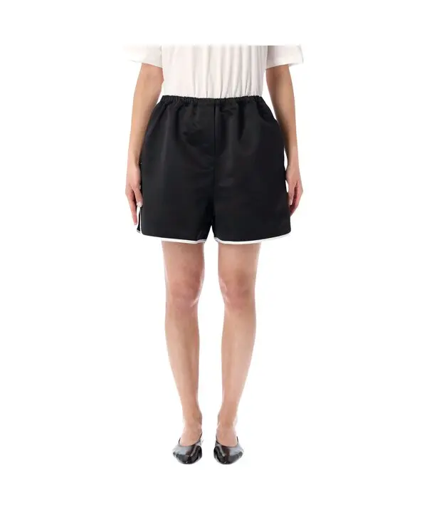 THE FRANKIE SHOP Elastic-waist Shorts - Black