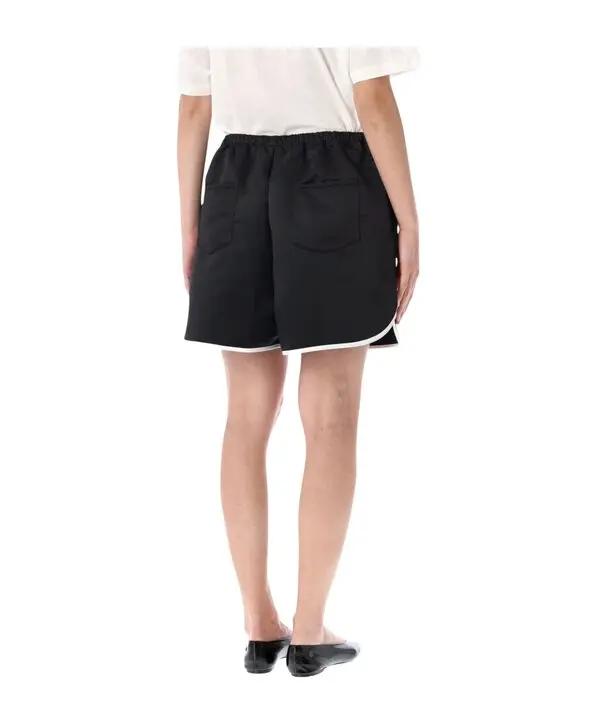 THE FRANKIE SHOP Adia Contrast Trim Boxer Shorts