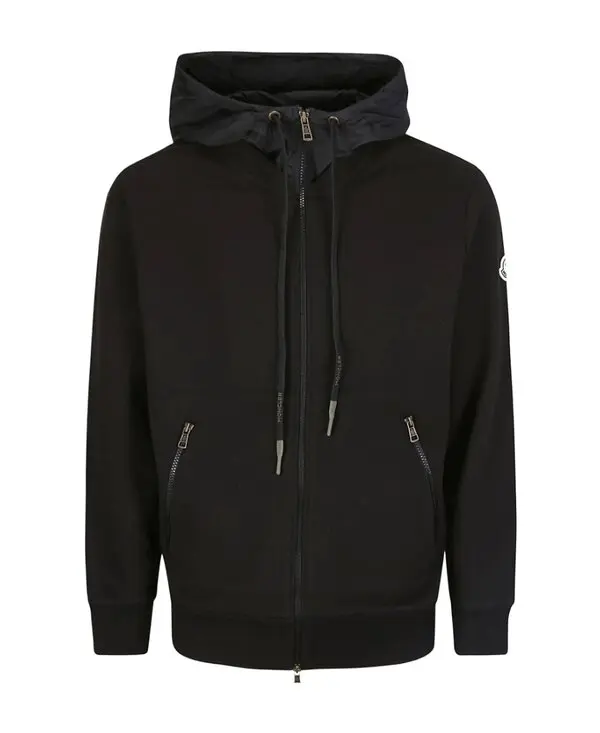 Moncler Zip Up Contrasted Hoodie