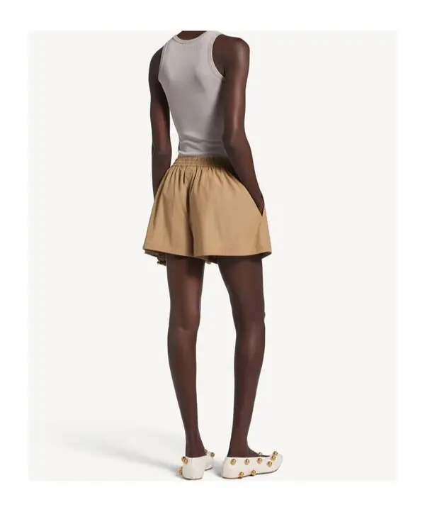 Balenciaga A-line Boxer Shorts In Sand