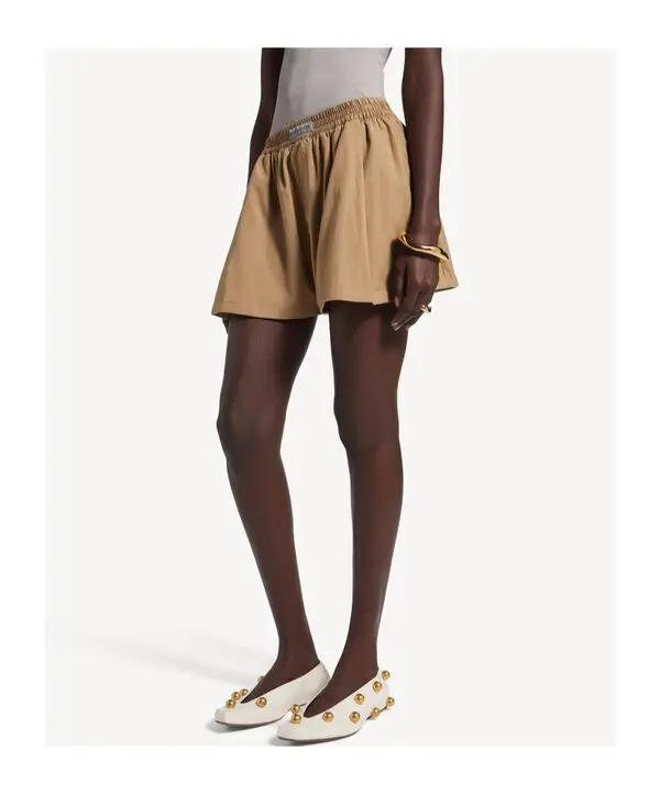 Balenciaga A-line Boxer Shorts In Sand
