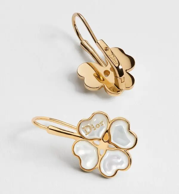 Dior Sparkling Clover Earrings