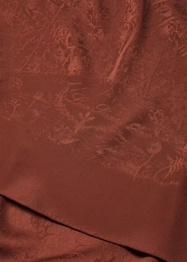 Loro Piana Albero Della Vita Scarf