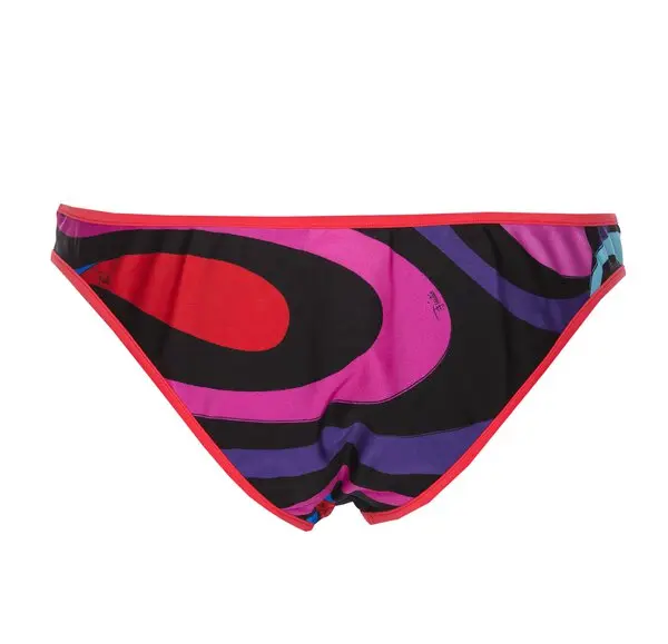 Emilio Pucci Marmo Print Bikini Bottom