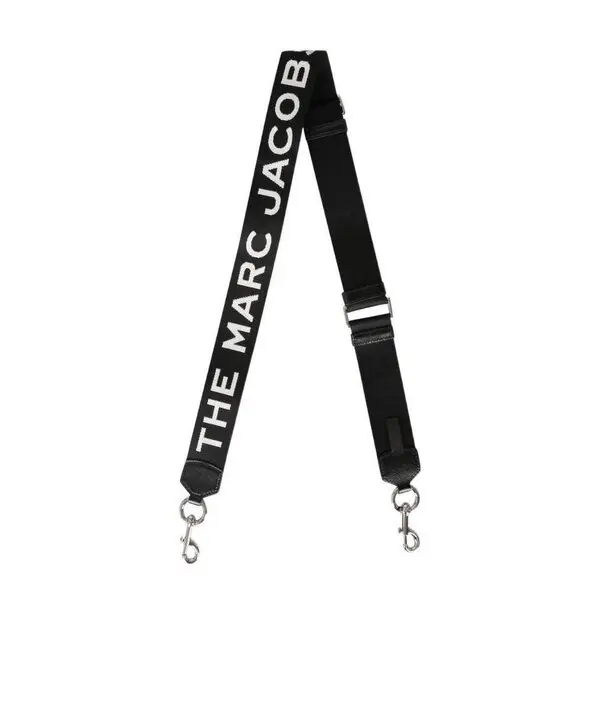 Marc Jacobs Logo Webbing Bag Strap - Black