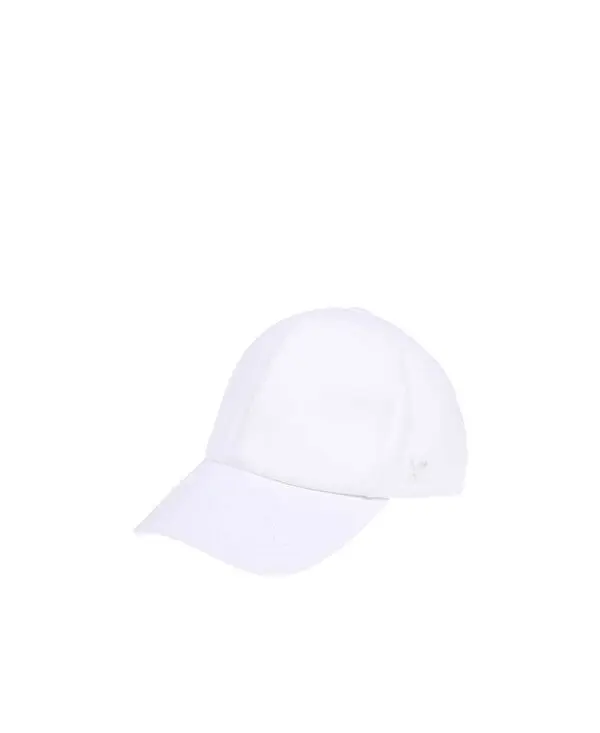 COURREGES Curved-peak Cotton Cap - White