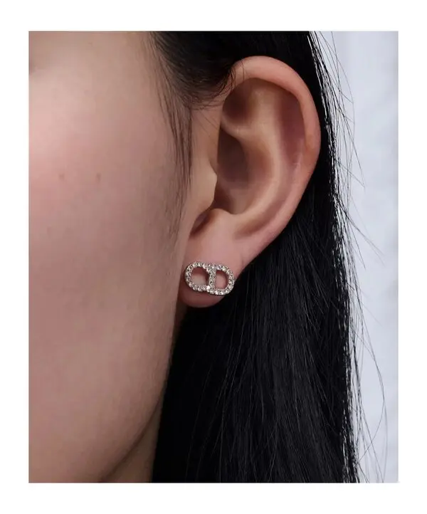 Dior Cd Signature Stud Earrings