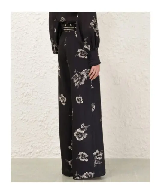 Zimmermann Floral Wide-leg Pants