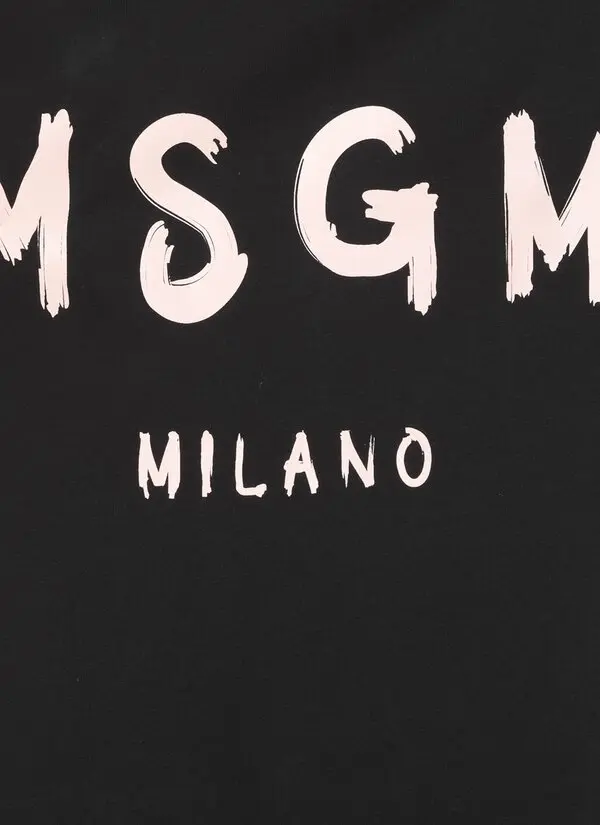 MSGM Logo Print T-shirt Dress