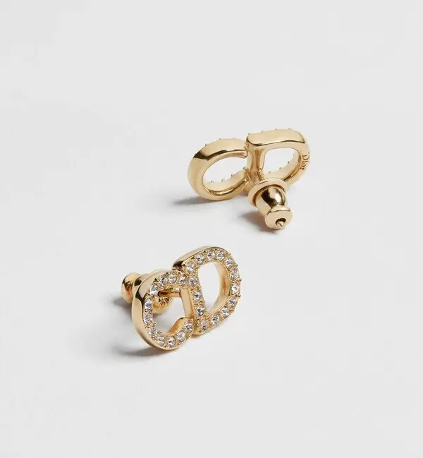 Dior Cd Signature Stud Earrings