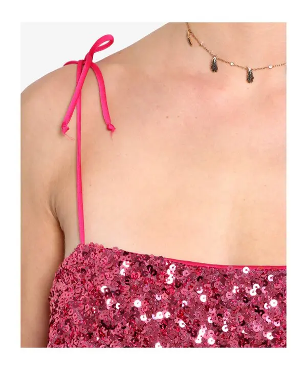 ANIYE BY Sequined Short Camisole
