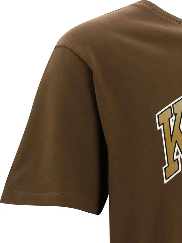 Maison Kitsuné Logo Printed Crewneck T-shirt