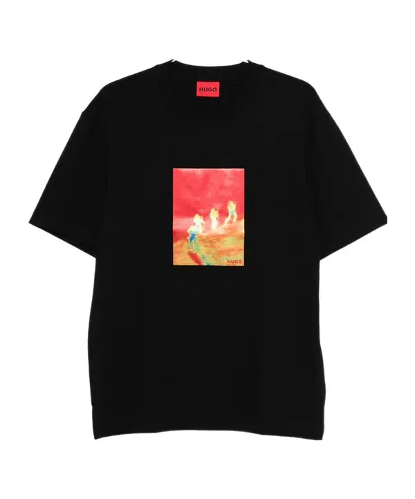 Hugo Boss Graphic-print T-shirt - Black