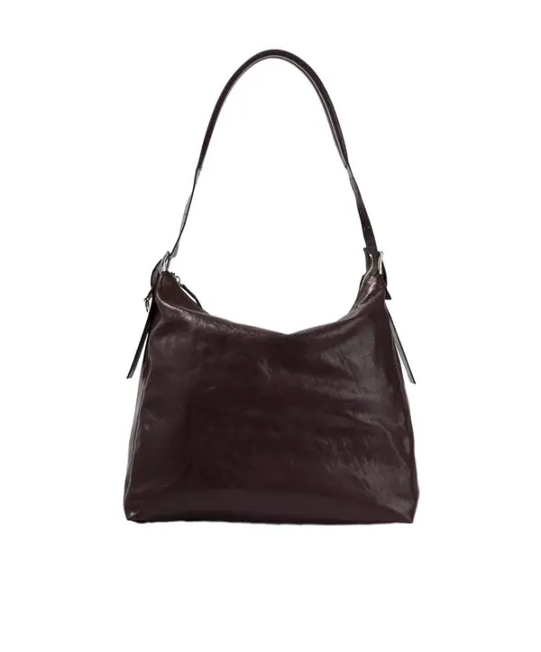 LEMAIRE Zippered Leather Shoulder Bag