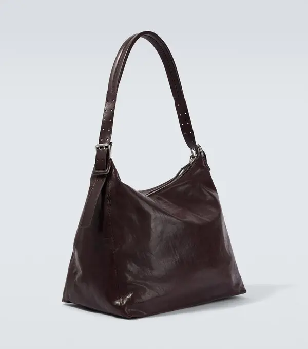LEMAIRE Zippered Leather Shoulder Bag