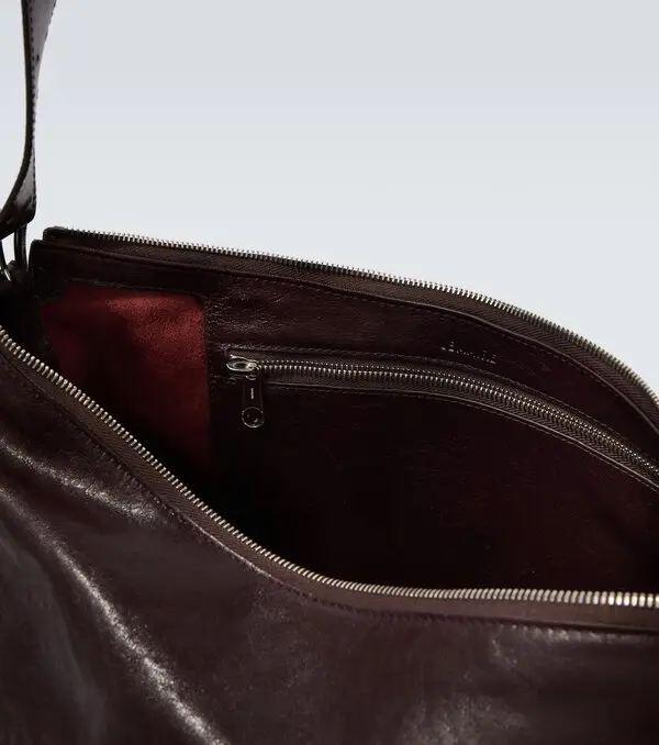 LEMAIRE Zippered Leather Shoulder Bag